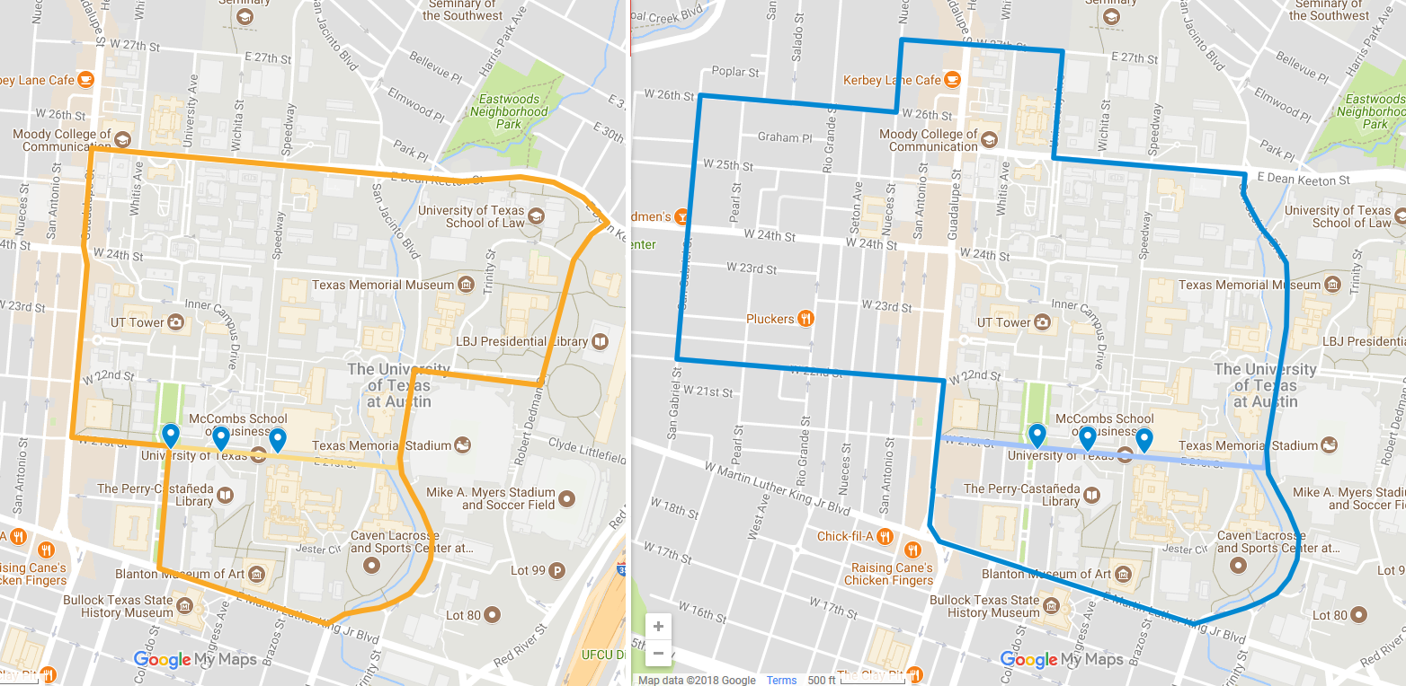 Ridership on Forty Acres and West Campus shuttle routes decrease after ...